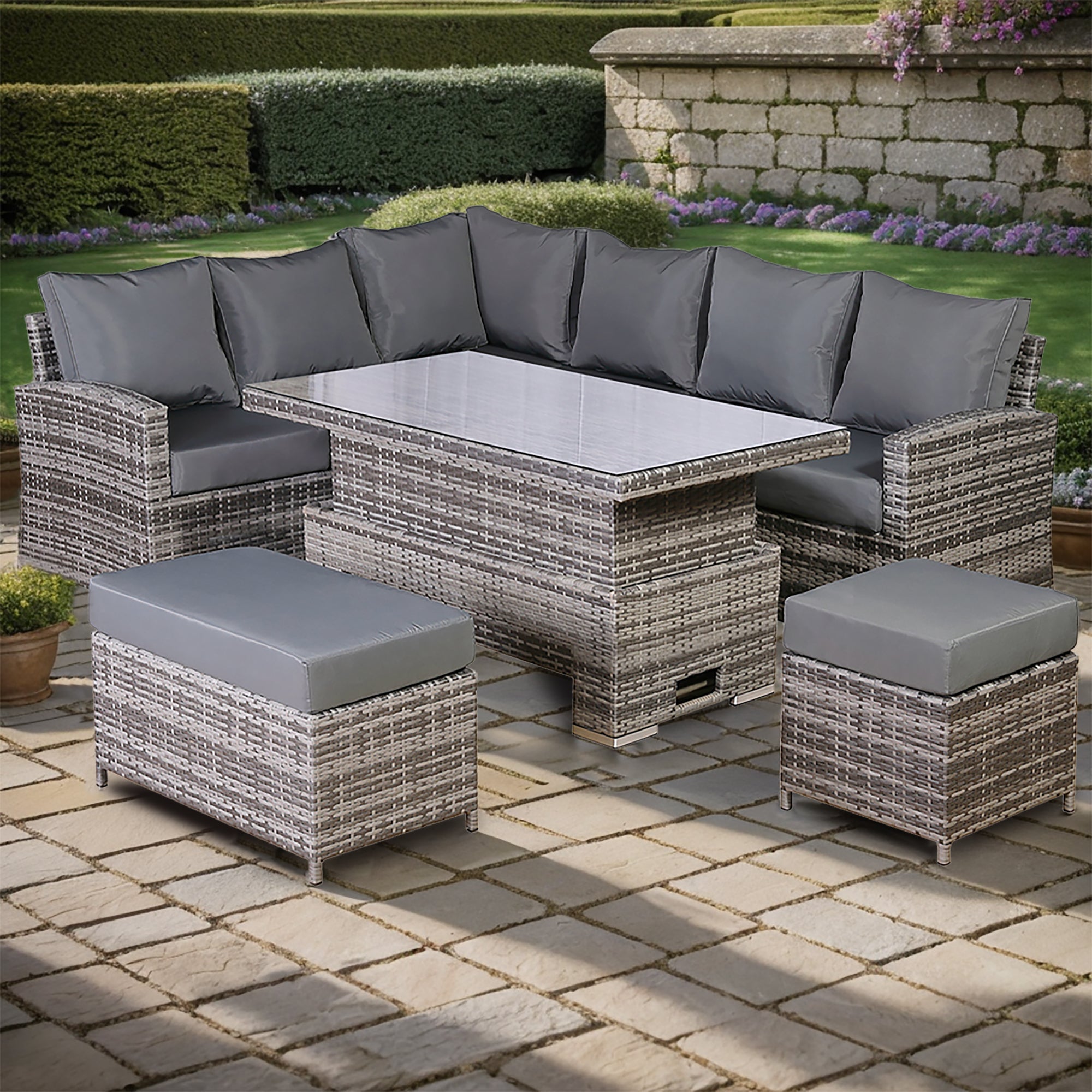 Corner Sofa Set– Club Rattan