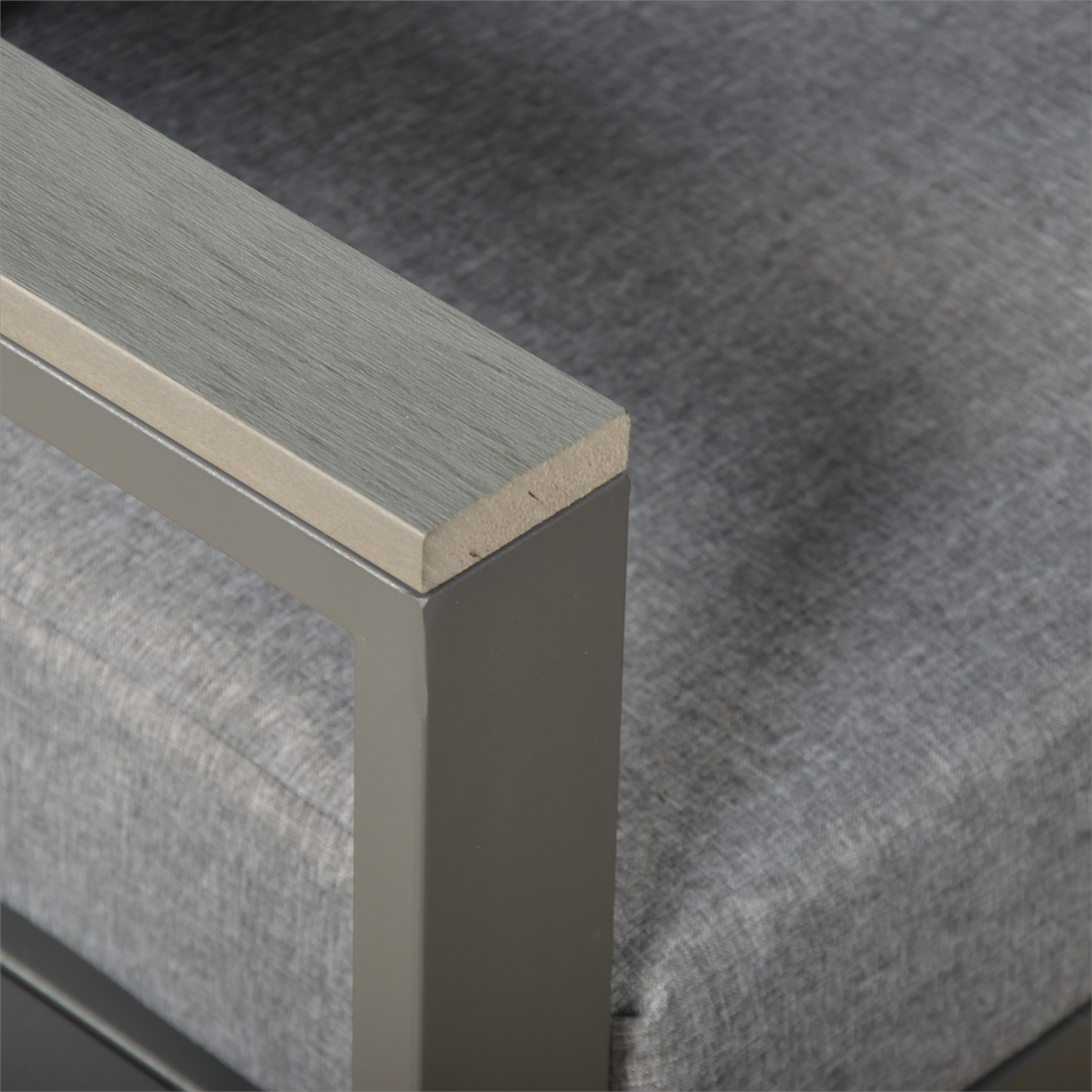 CK-01 Dune Range Square Corner Set Charcoal Aluminium Frame With Grey ...