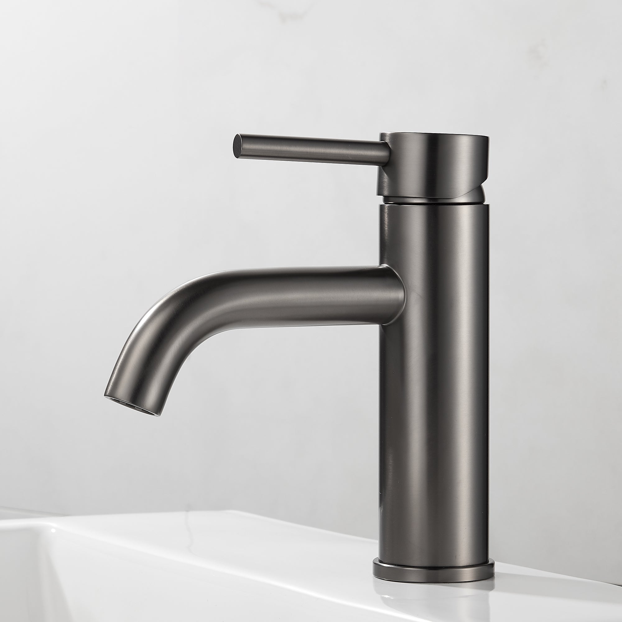 Gun Grey Standard Basin Mixer Tap– Club Rattan